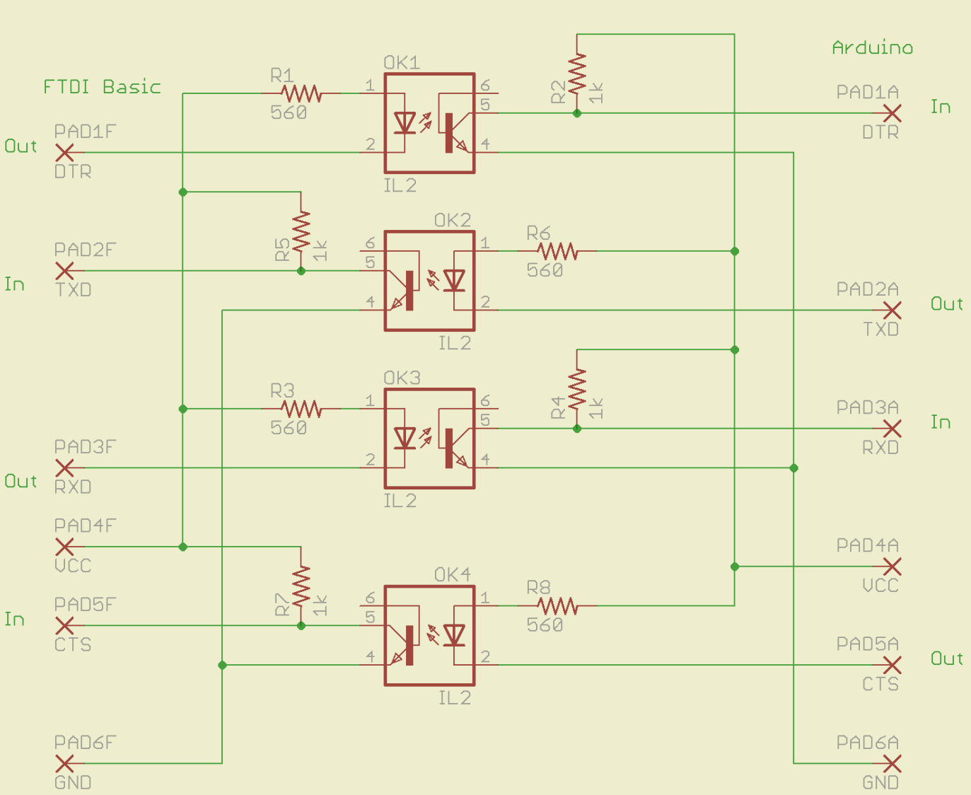 Arduino Serial Optical Isolator – The Smell of Molten Projects in the ...