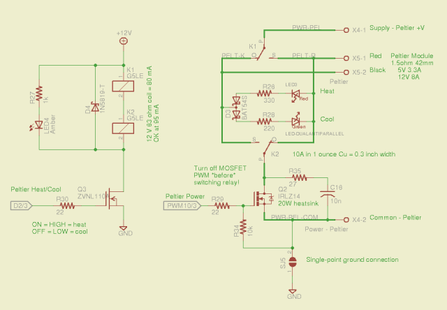 Peltier PWM Temperature Control: MOSFET RC Snubber – The Smell of ...