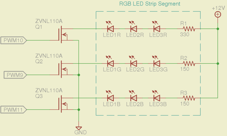 Arduino Snippets: RGB LED Strip With MOSFET Drivers – The Smell of ...