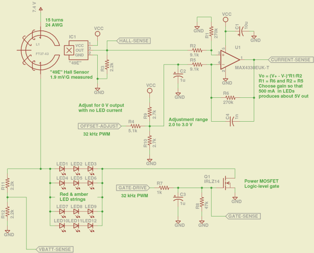Hall Effect LED Current Control: First Light – The Smell of Molten ...
