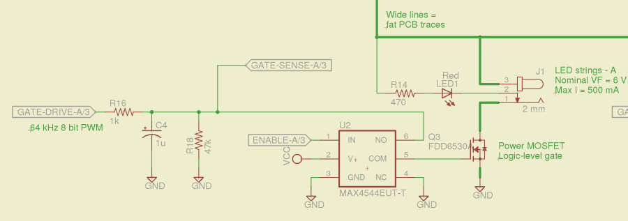 Hall Effect LED Current Control: Switched MOSFET Gates – The Smell of ...