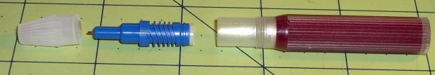HP 7475A Plotter: Refilling Disposable Liquid Ink Pens – The Smell of ...