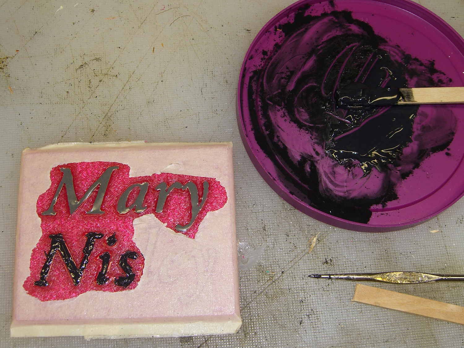 Epoxy-filled 3D Printed Characters – The Smell of Molten Projects in ...