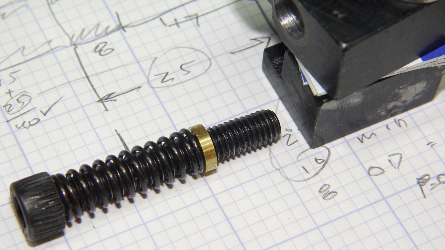 Mini-Lathe Carriage Stop: Spring Counterbore – The Smell of Molten ...