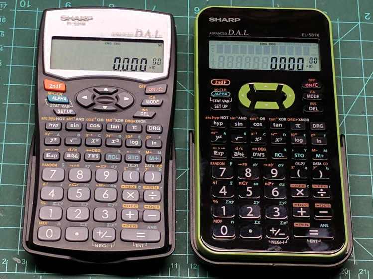 Sharp EL-531W vs. EL-531X Calculators – The Smell of Molten Projects in the Morning