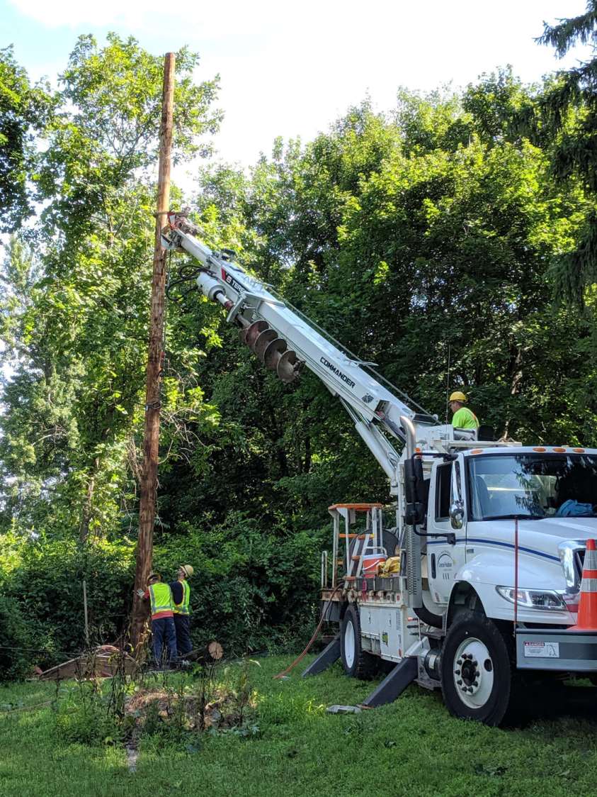 New Utility Pole – The Smell of Molten Projects in the Morning