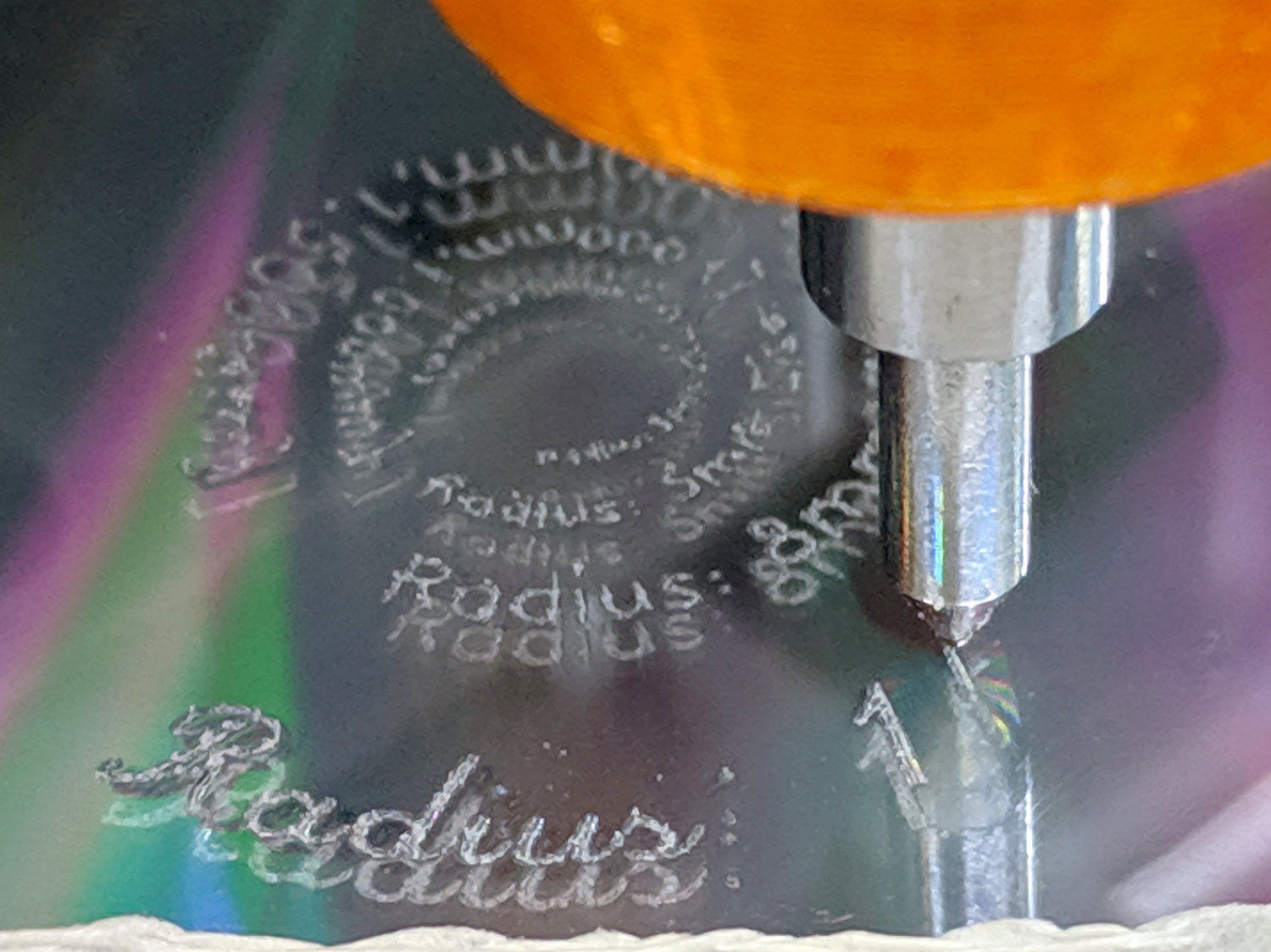 CNC 3018-Pro: Diamond Drag Engraving Test Disk – The Smell of Molten ...