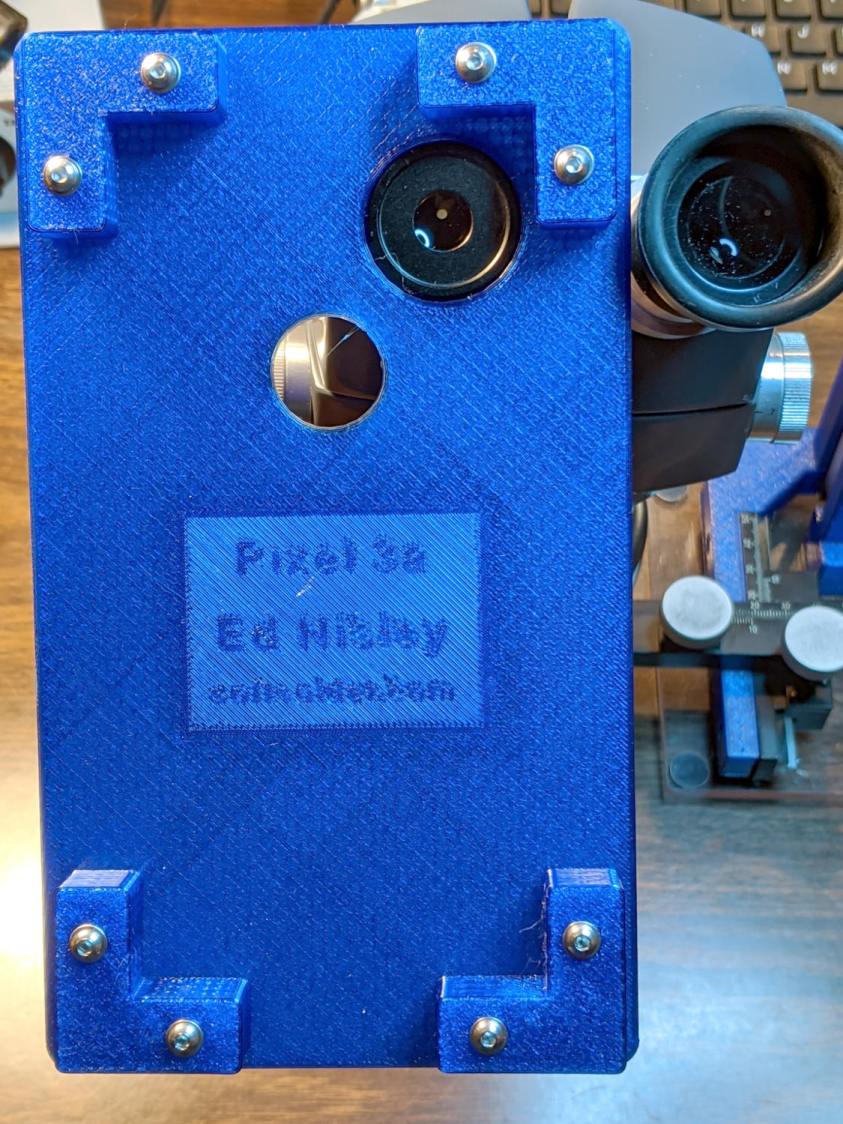 Google Pixel 3a Microscope Adapter – The Smell of Molten Projects in ...