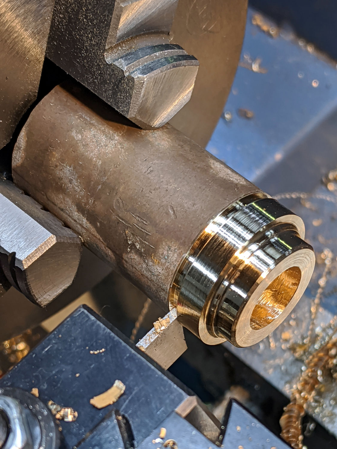 Mini-Lathe ER Collet Chuck Drawbar – The Smell of Molten Projects in ...