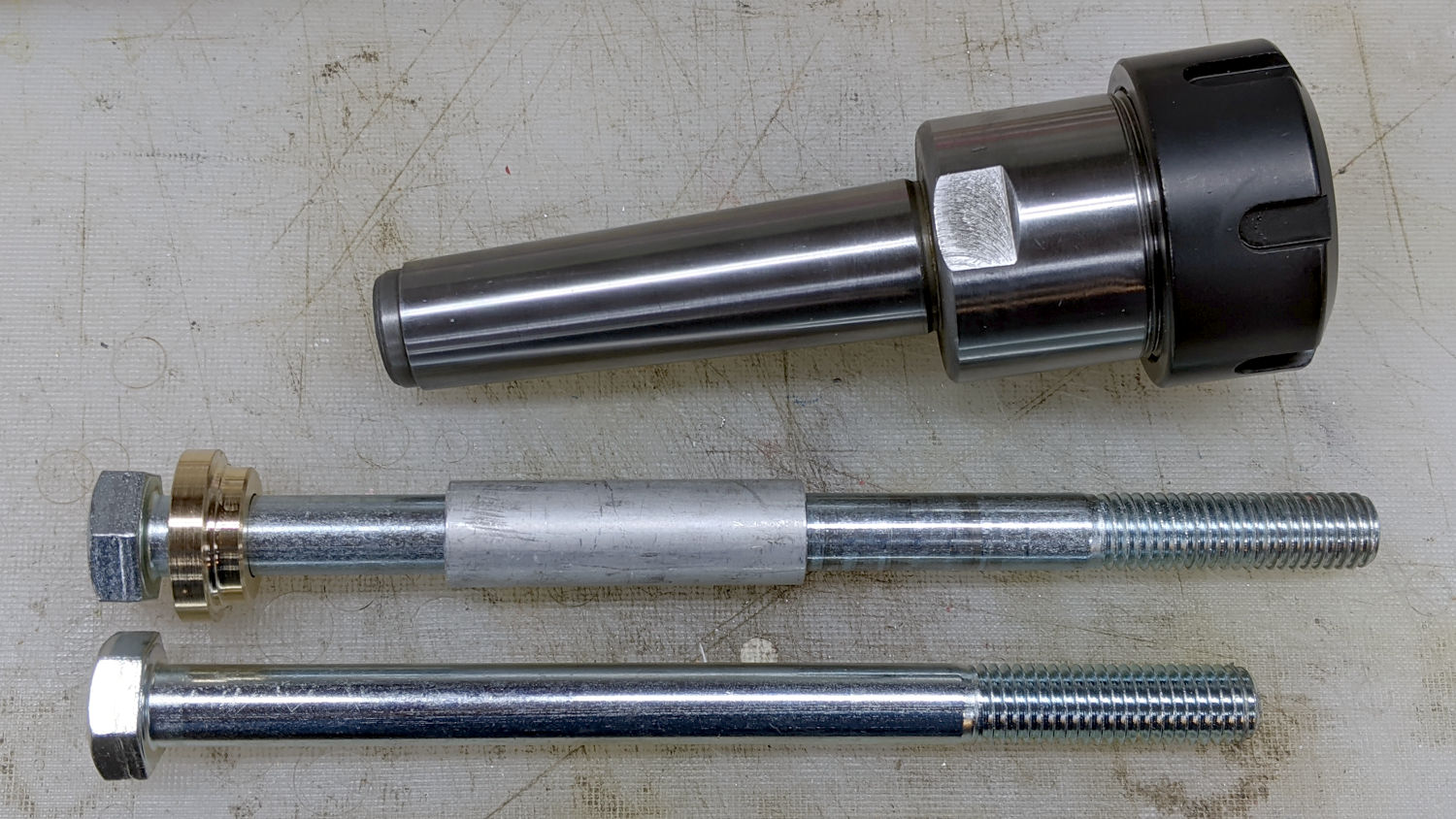 Mini-Lathe ER Collet Chuck Drawbar – The Smell of Molten Projects in ...