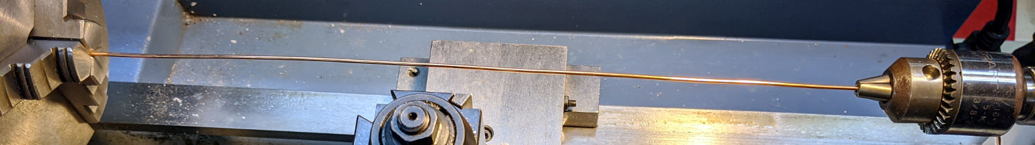Lathe-straightened Copper Wire – The Smell of Molten Projects in the ...