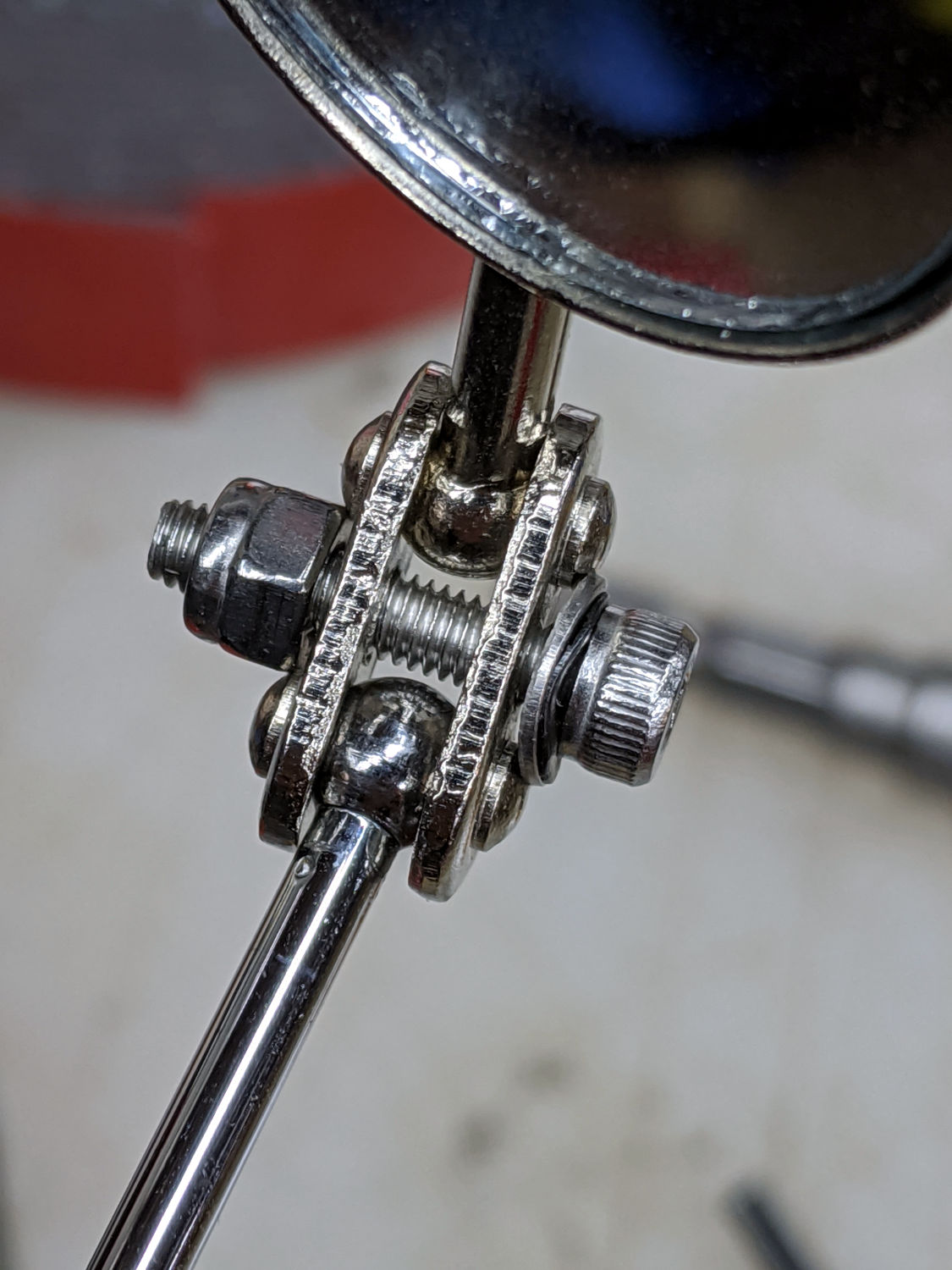 Bike Helmet Mirror: Ball Mount – The Smell of Molten Projects in the ...