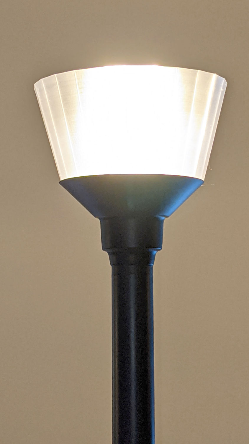 Torchiere Lamp Shade 2 – The Smell of Molten Projects in the Morning