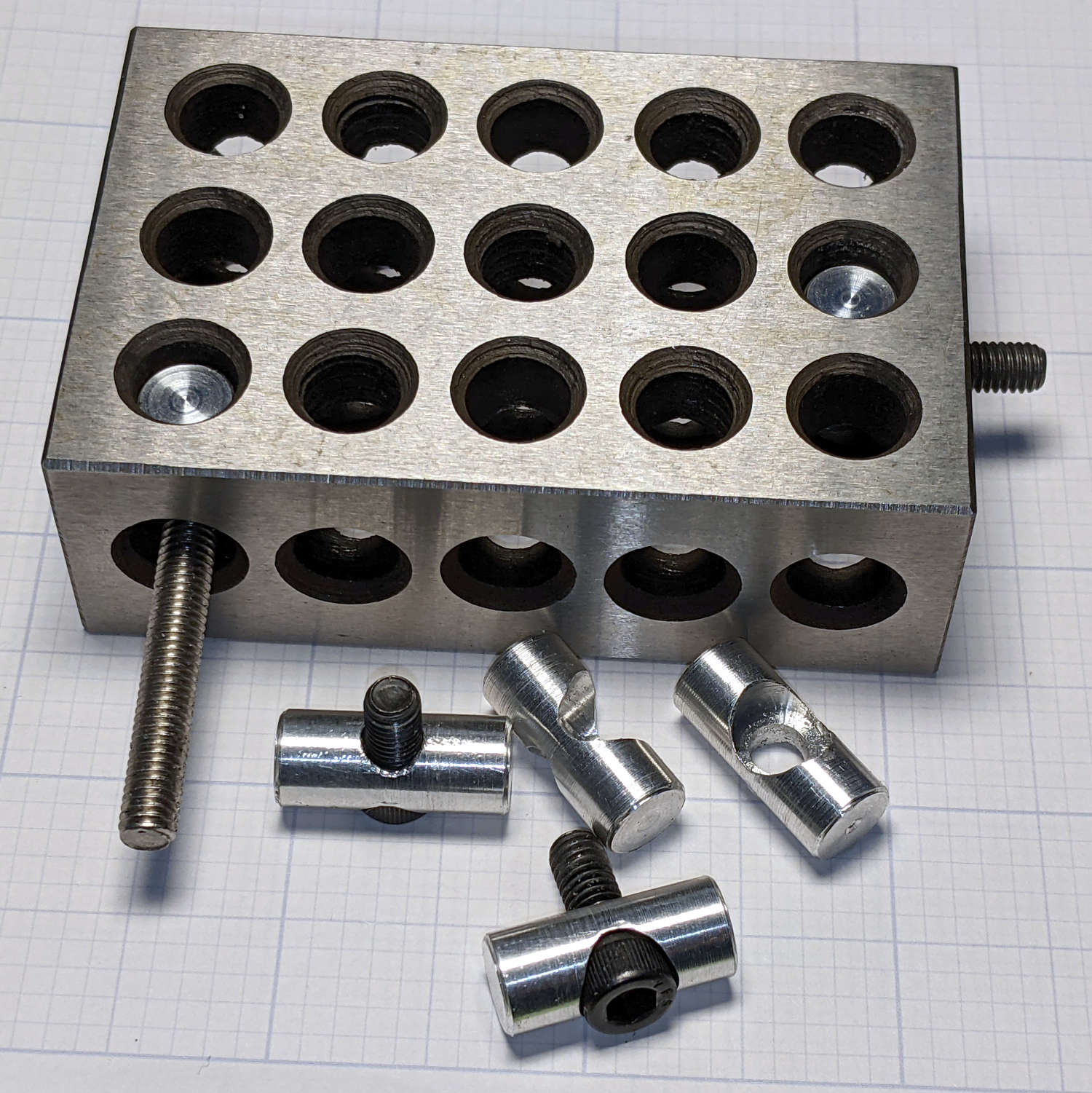 123 Block Links: Cap Screw Head Pins – The Smell of Molten Projects in ...