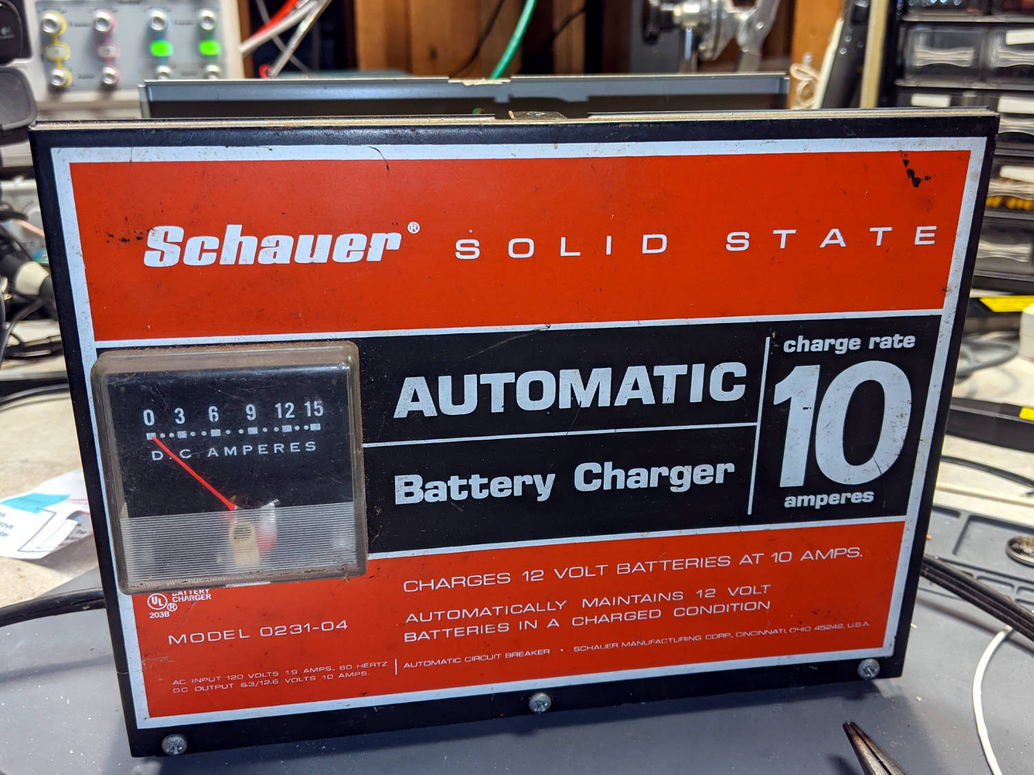 Schauer Solid State Battery Charger: Digital Meter Retrofit – The Smell ...