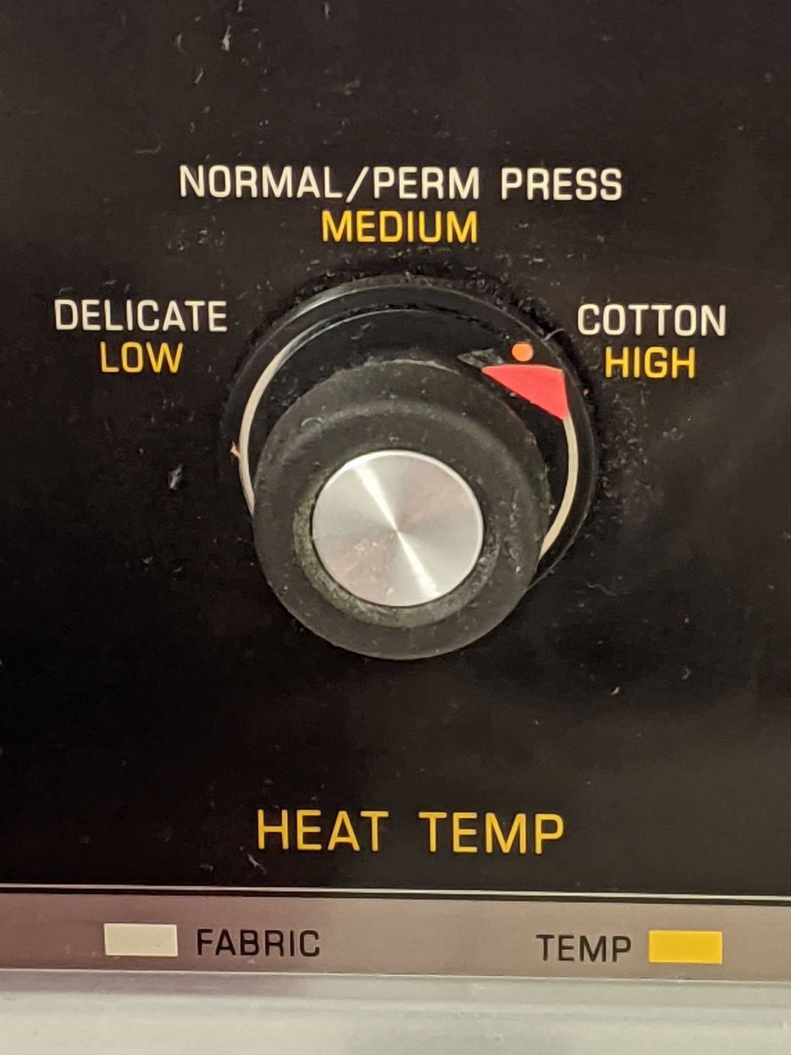 Kenmore Dryer Temperature Selector Puzzle – The Smell of Molten ...