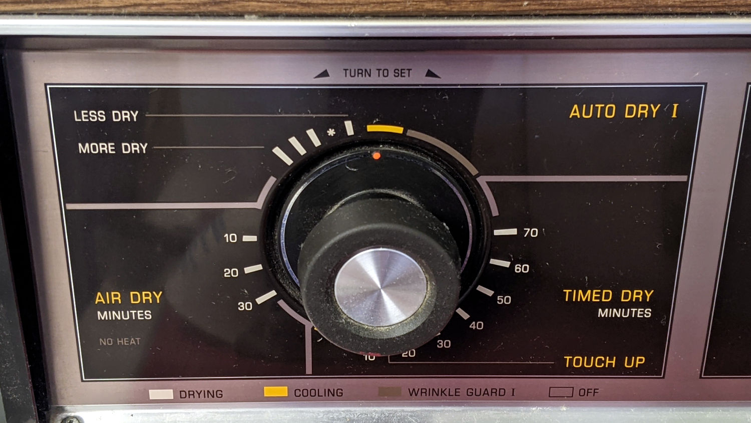 Kenmore Dryer Temperature Selector Puzzle – The Smell of Molten ...