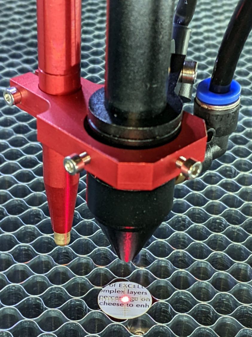 OMTech 60 W Laser: Beam Alignment Check Targets – The Smell of Molten ...