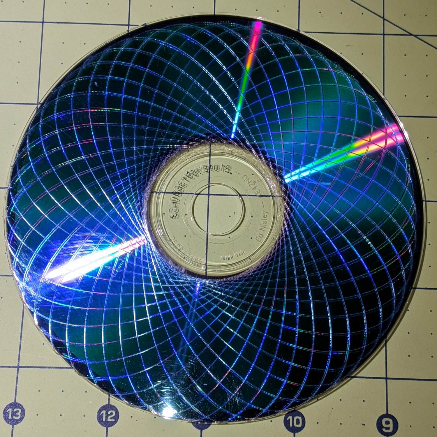 Laser-Engraved DVD – The Smell of Molten Projects in the Morning