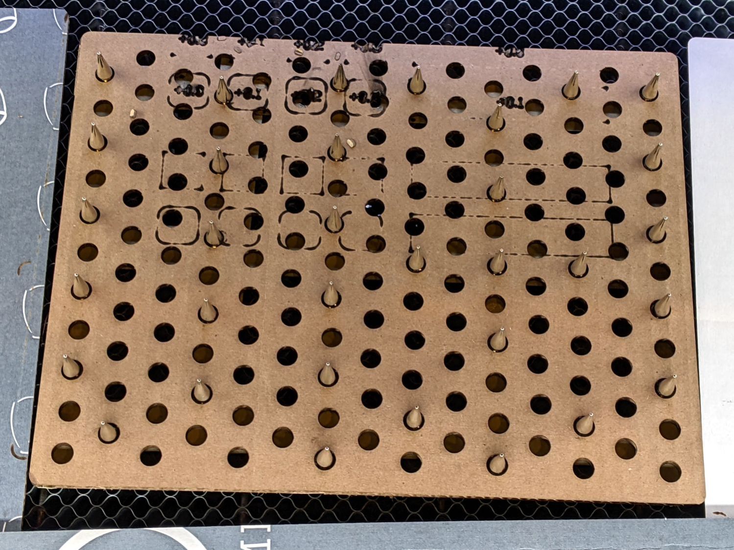 OMTech 60 W Laser: Spike Plates – The Smell of Molten Projects in the ...