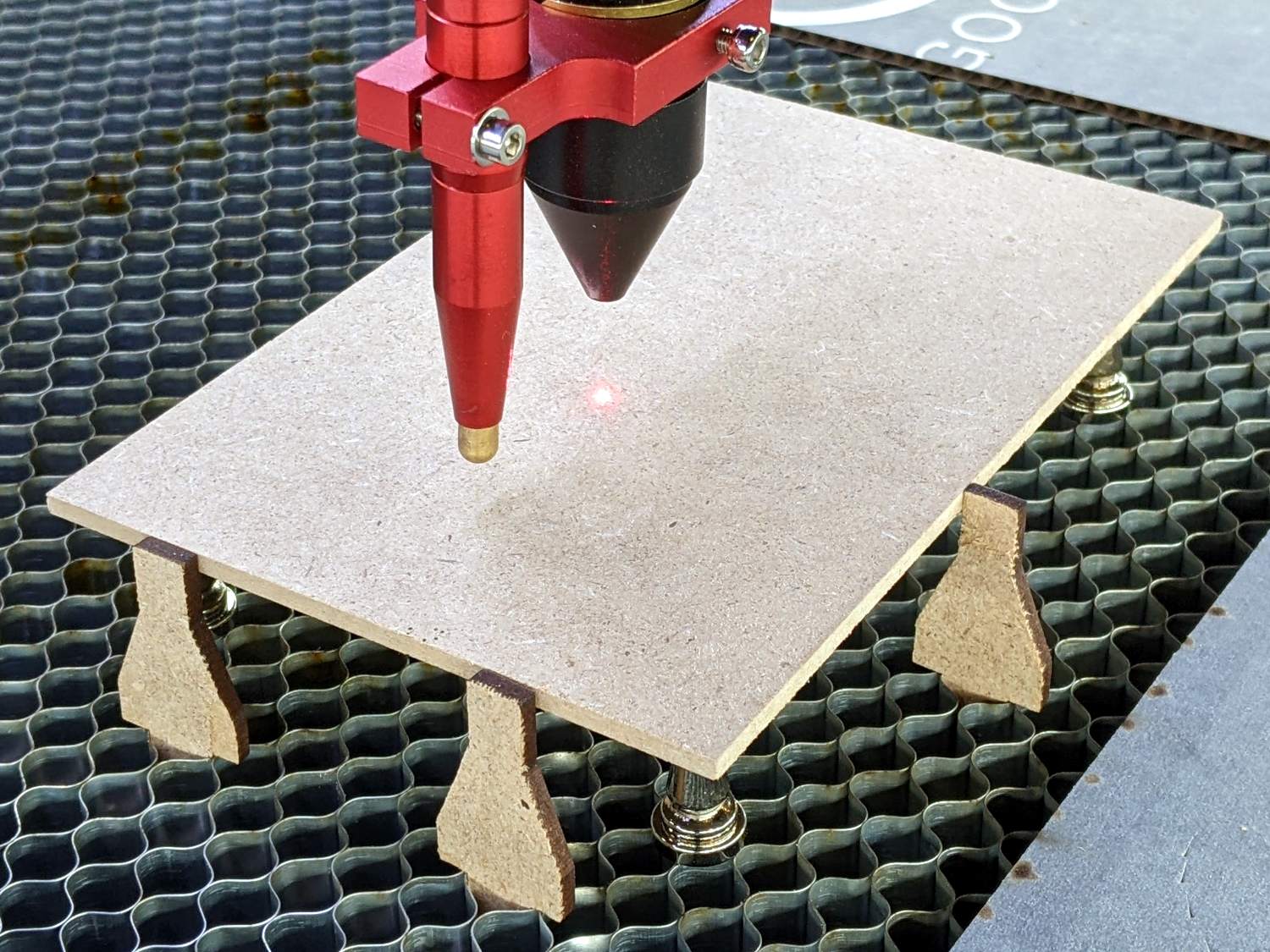 OMTech 60 W Laser: Improved MDF Spikes and Stops – The Smell of Molten ...