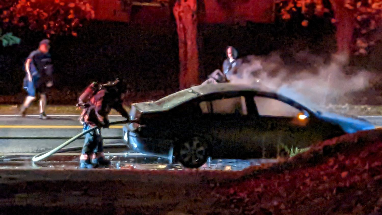 Car Fire – The Smell of Molten Projects in the Morning
