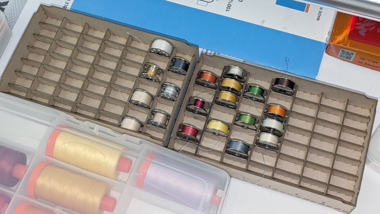Bobbin Storage Trays – The Smell of Molten Projects in the Morning