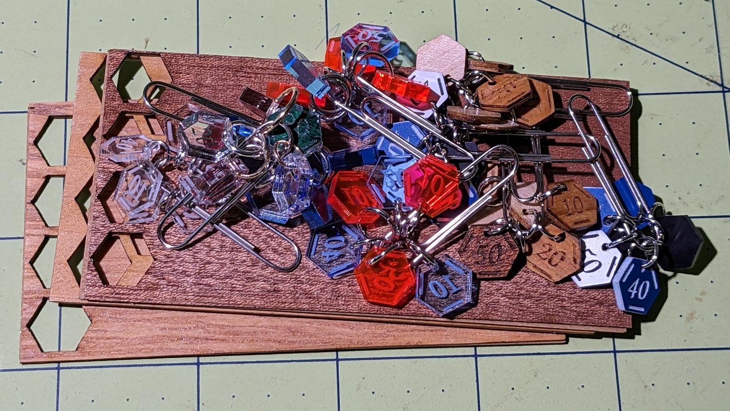 Knitting Stitch Counters: Material Tests – The Smell of Molten Projects ...