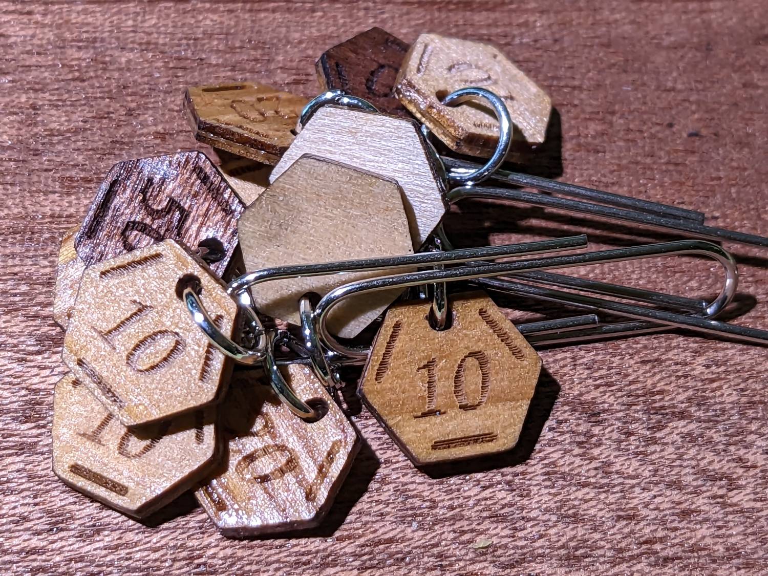 Knitting Stitch Counters: Material Tests – The Smell of Molten Projects ...