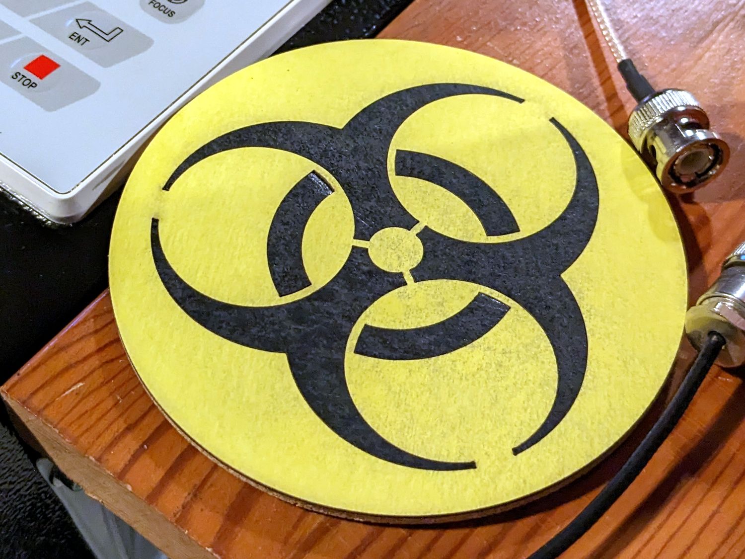 Biohazard Earrings – The Smell of Molten Projects in the Morning