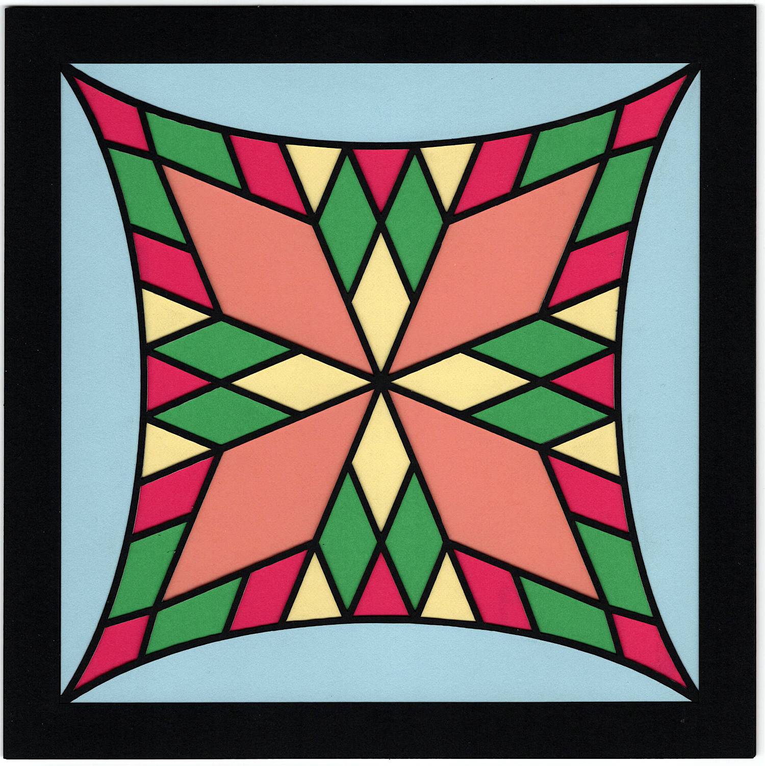 Layered Paper: Chimney Swallows Block – The Smell of Molten Projects in ...