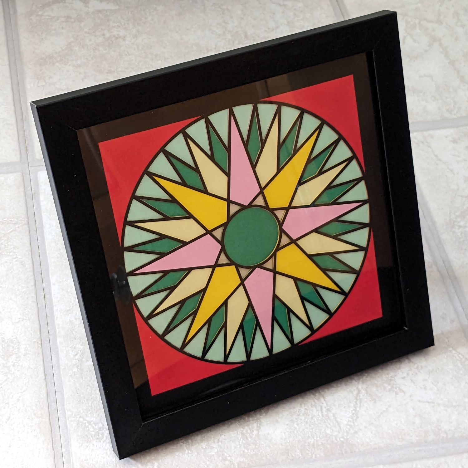 Layered Paper: Mariner’s Compass in Colors – The Smell of Molten ...