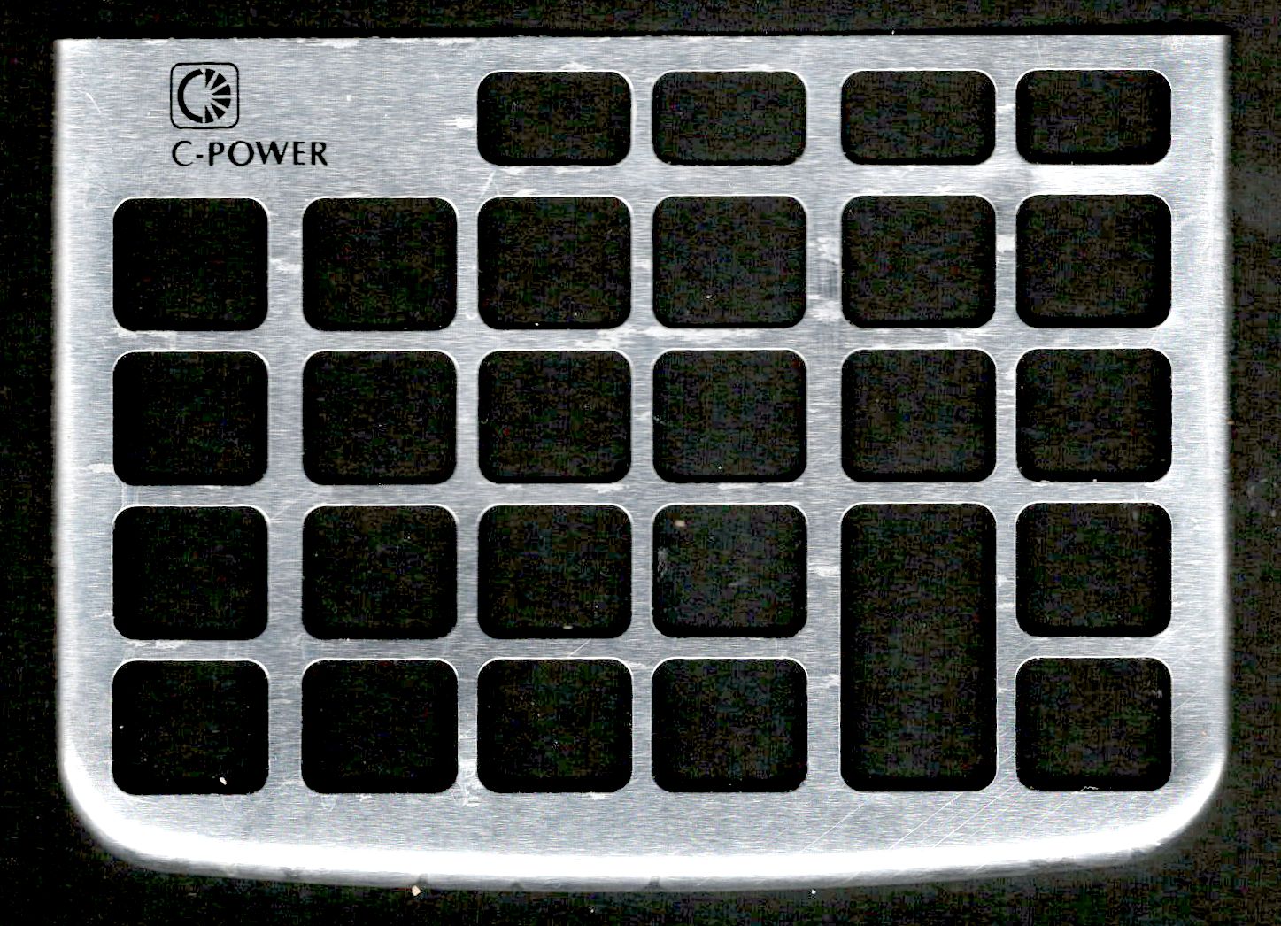 C-Power KK-800A Calculator Dress Panel Re-gluing – The Smell of Molten ...