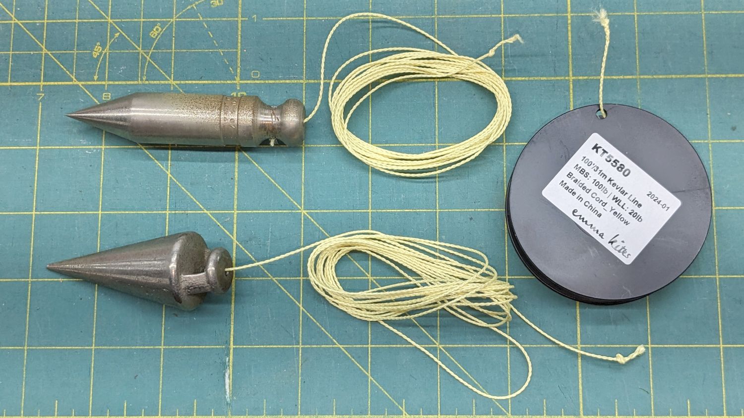 Plumb Bobs: Kevlar Lines – The Smell of Molten Projects in the Morning