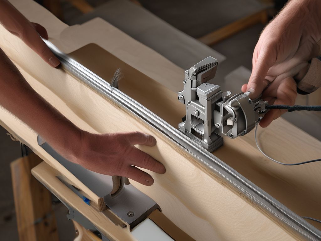 Improvised Table Leg Latch – The Smell of Molten Projects in the Morning