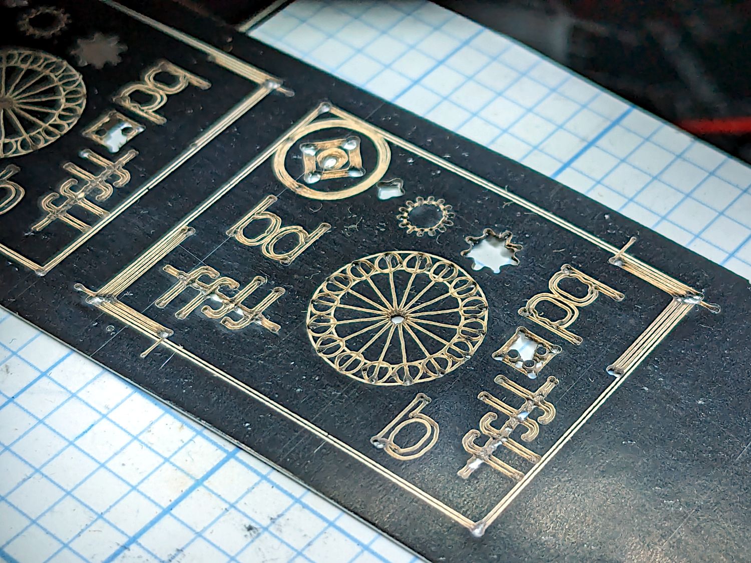Laser Test Paper – The Smell of Molten Projects in the Morning