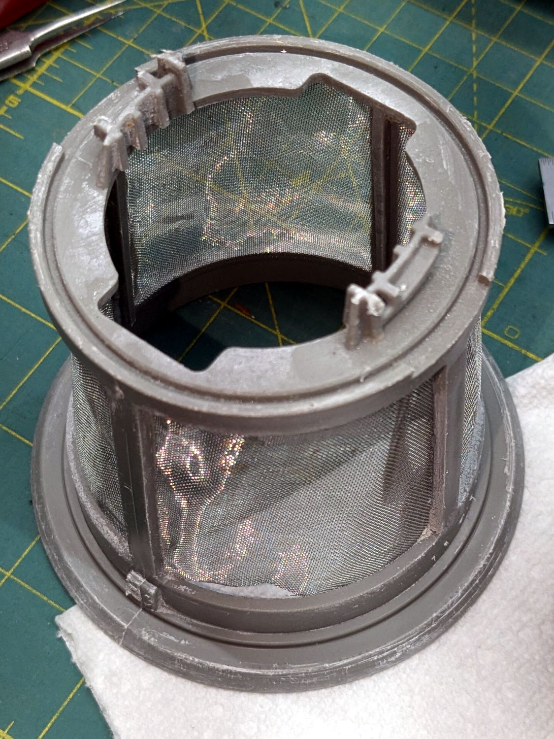 Samsung Dishwasher Screen Filter Fix – The Smell of Molten Projects in ...