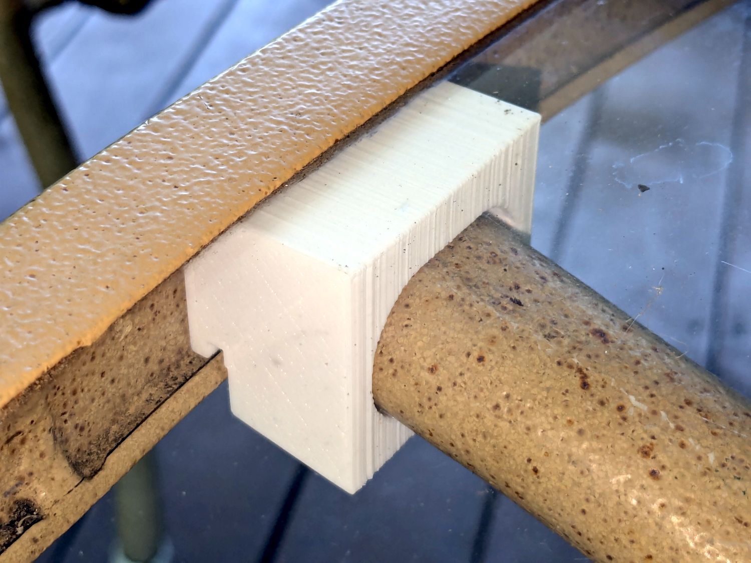 Glass-top Patio Table Leg Brackets: Hardfought – The Smell of Molten ...