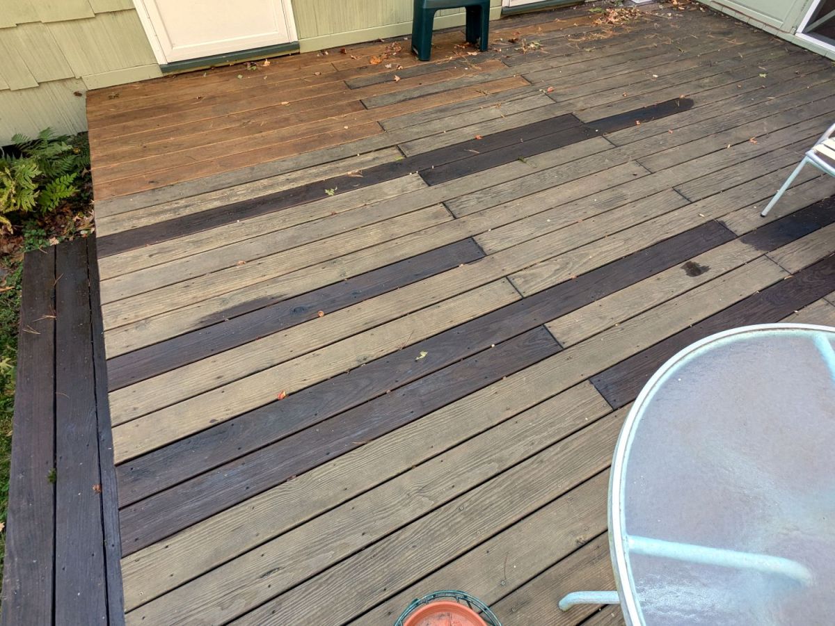 Worst Deck Staining Job Ever – The Smell of Molten Projects in the Morning