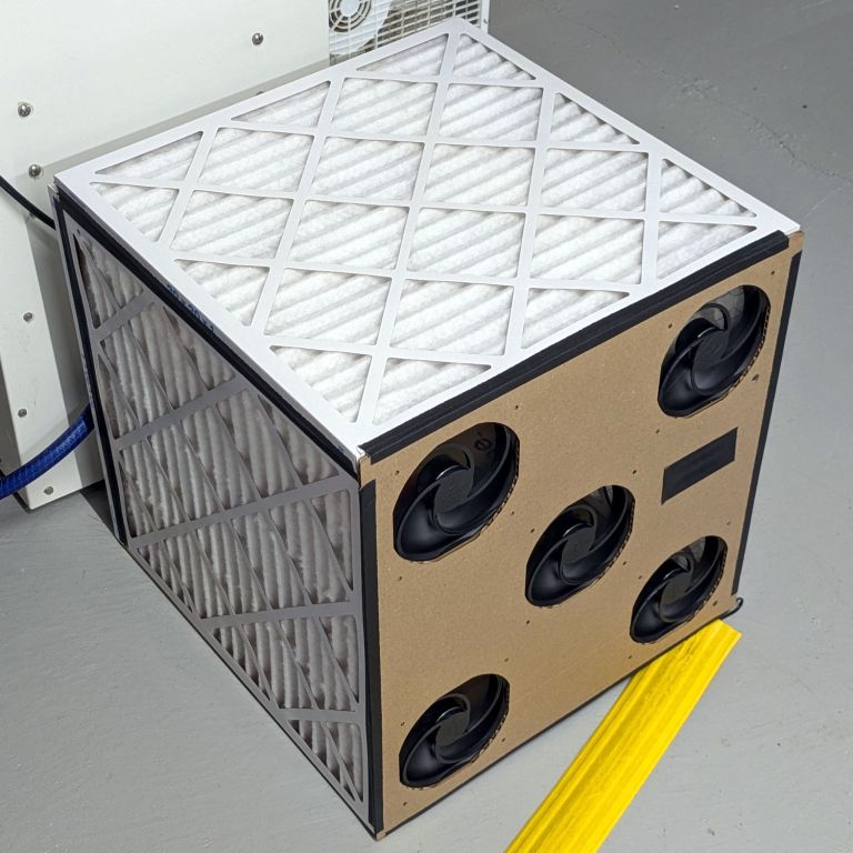 Basement Air Filter Box – The Smell of Molten Projects in the Morning